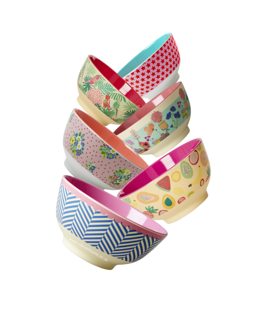 Colourful Melamine Bowls by Rice DK - Vibrant Home