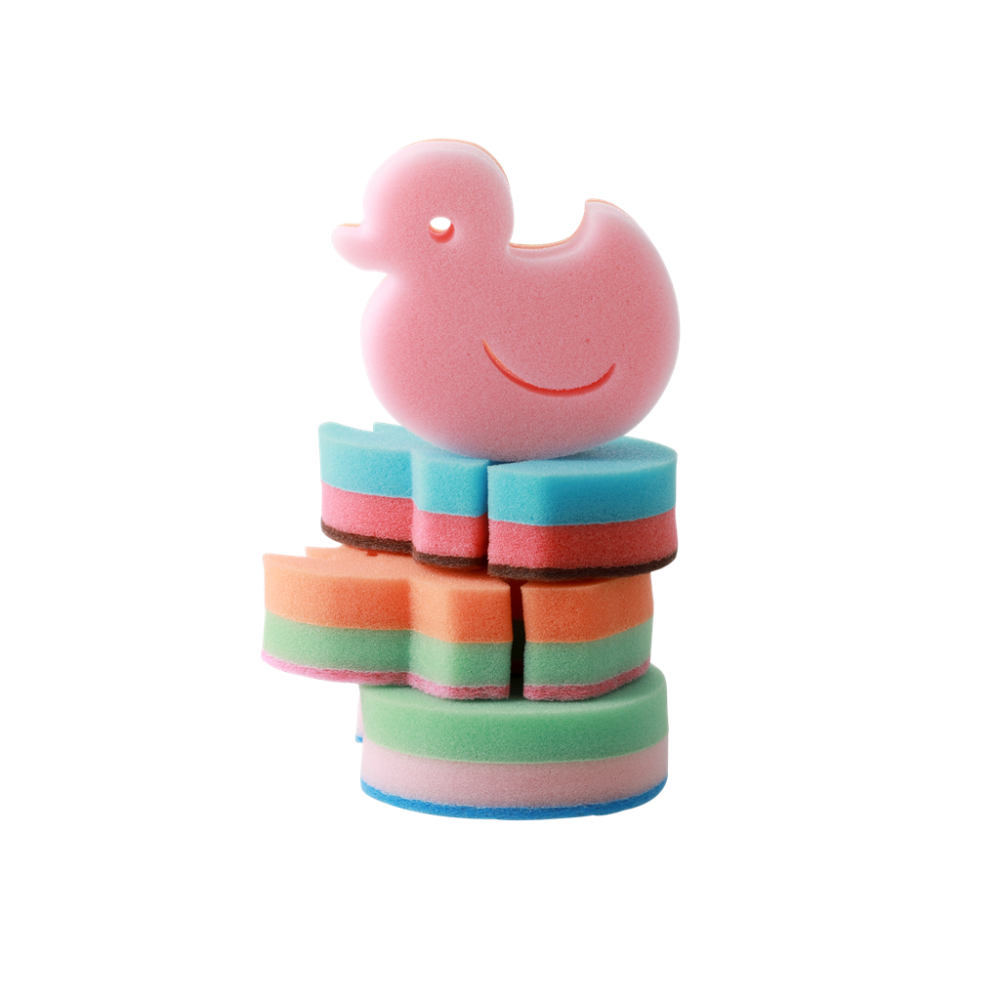 Lion Shaped Wood Pulp Cleaning Sponges By Rice DK - Vibrant Home