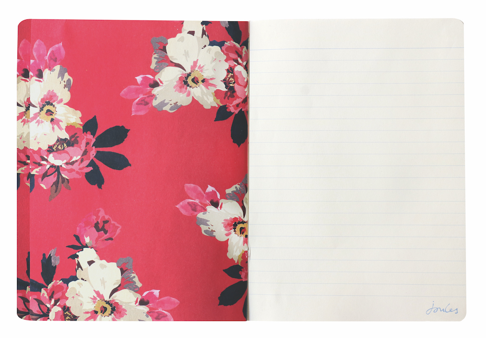 Memo Pad & Clipboard Bircham Floral Print By Joules - Vibrant Home