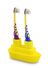 Kids Silicone Boat Toothbrush Holder - Vibrant Home