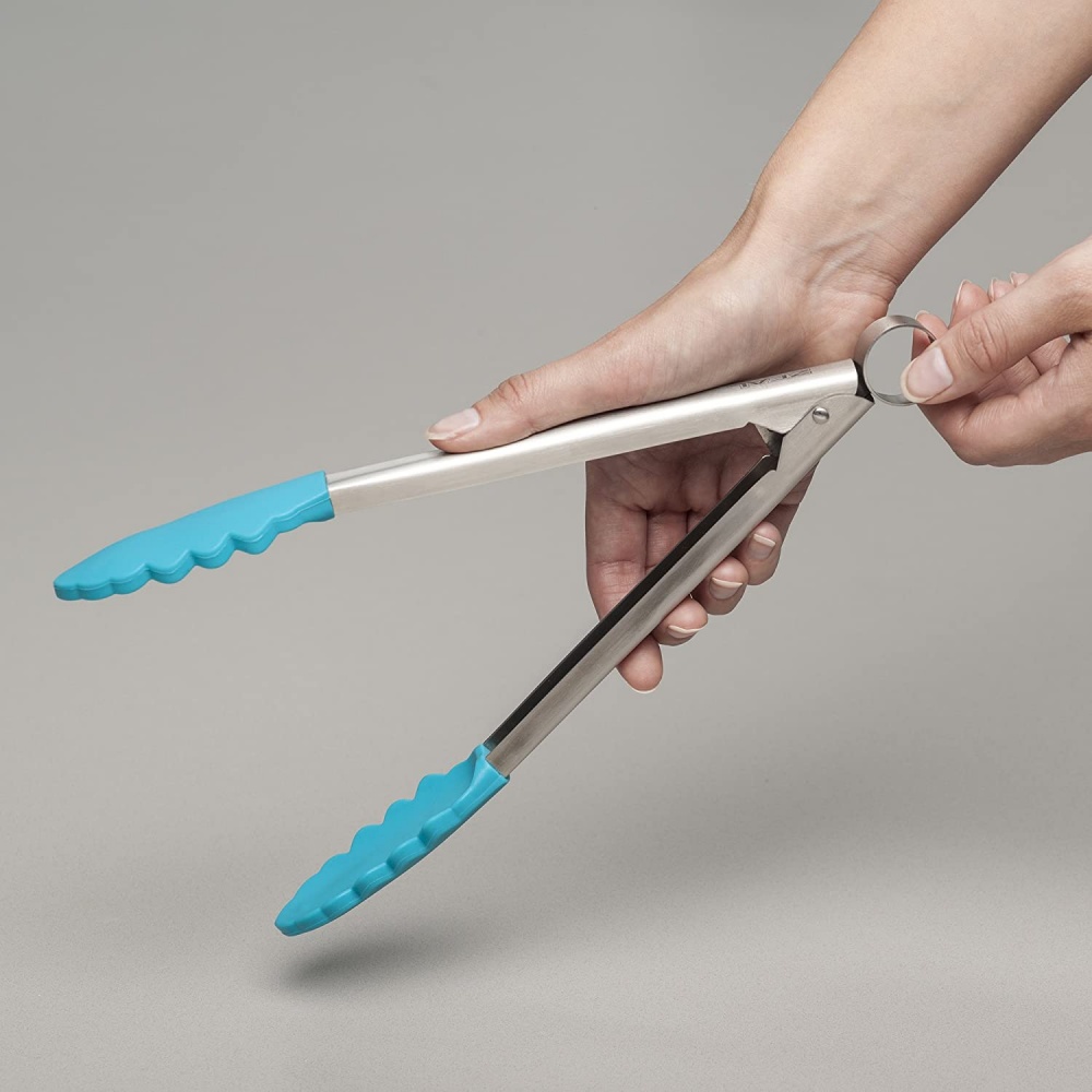 Silicone Non Stick Kitchen Tongs By CKS Zeal - Vibrant Home