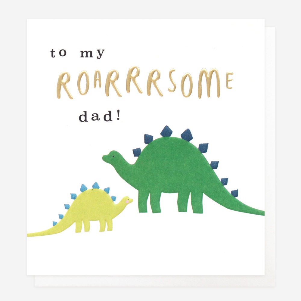 Dinosaur Dad Card By Caroline Gardner - Vibrant Home