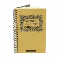 Emma Bridgewater Black Scroll Print Slim Notebook - Vibrant Home