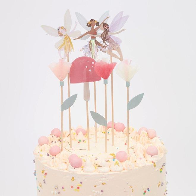Fairy Theme Cupcake and Cake Topper Kit By Meri Meri - Vibrant Home