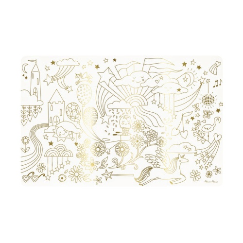 Colouring Placemats of Happy Icons by Meri Meri - Vibrant Home