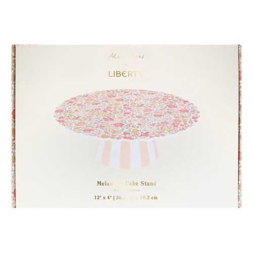 Liberty Floral Print Melamine Cake Stand By Meri Meri - Vibrant Home
