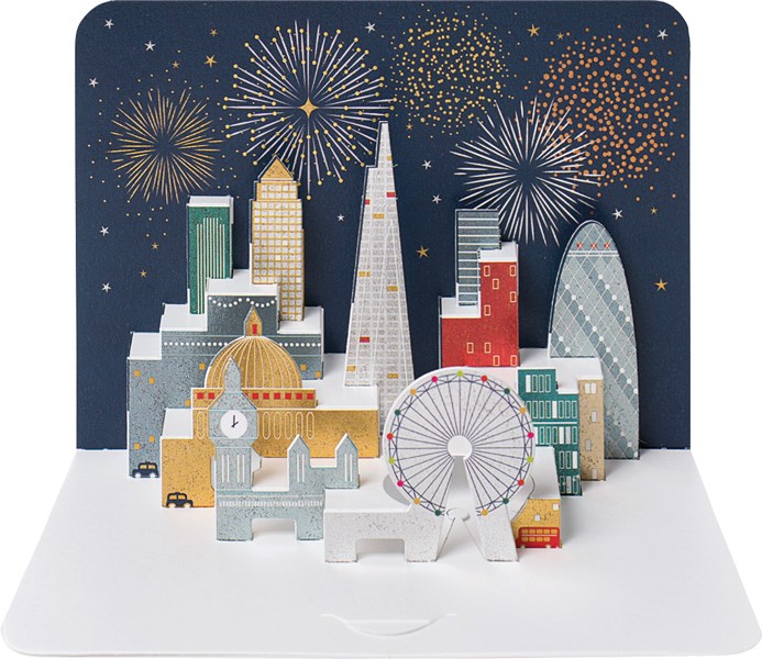 London Skyline Greeting Card by FORM - Vibrant Home