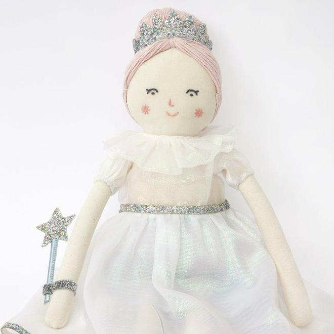 Imogen Princess Doll By Meri Meri, with a Liberty Floral Print cape and ...