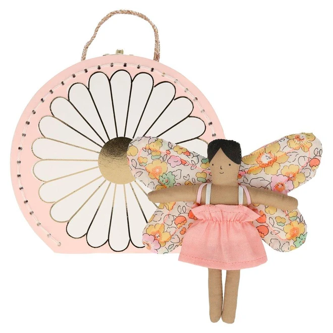 Meri Meri Butterfly Daisy Mini Suitcase Doll - Vibrant Home