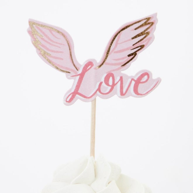 Valentines Heart Theme Cupcake Kit By Meri Meri - Vibrant Home