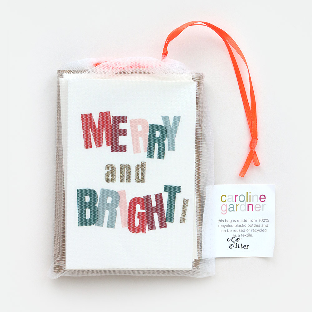 Merry Christmas Small Cards Pack of 10 Caroline Gardner - Vibrant Home