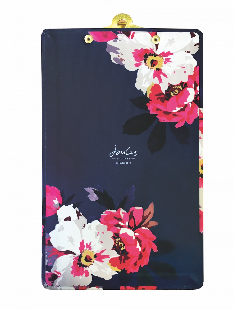 Memo Pad & Clipboard Bircham Floral Print By Joules - Vibrant Home