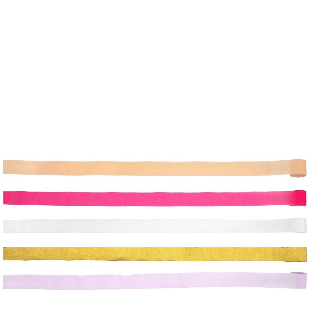 Pink Crepe Paper Streamers By Meri Meri - Vibrant Home