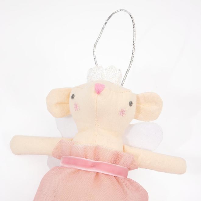 Gold Angel Mouse Christmas Tree Topper By Meri Meri - Vibrant Home