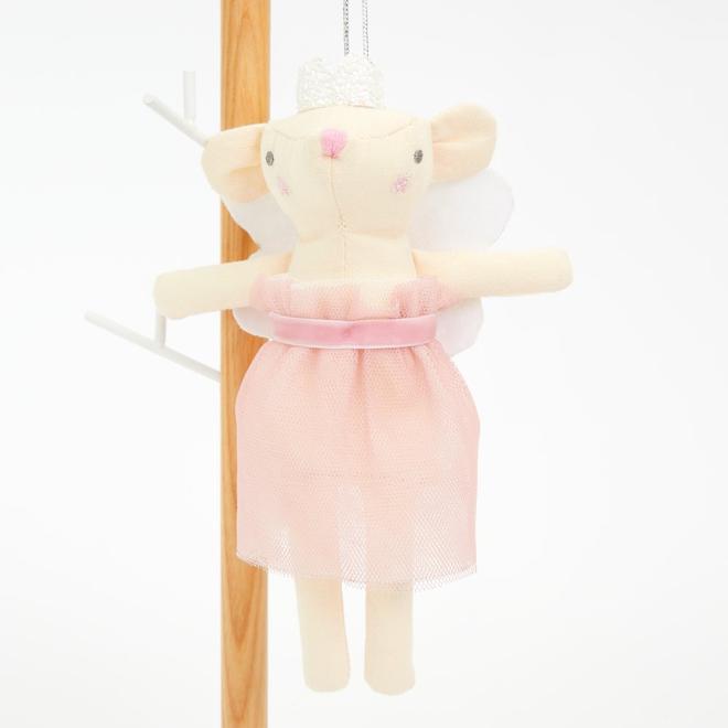 Gold Angel Mouse Christmas Tree Topper By Meri Meri - Vibrant Home