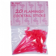 Pink Flamingo Cocktail Sticks By Rice DK - Vibrant Home