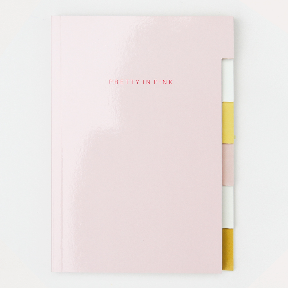 Pink Patent Multi Tab Notebook By Caroline Gardner - Vibrant Home