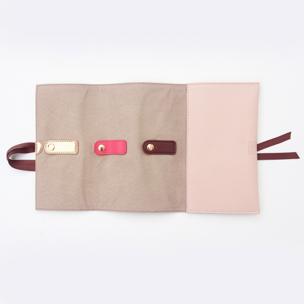 Pink Cable Tidy Tech Roll Caroline Gardner - Vibrant Home