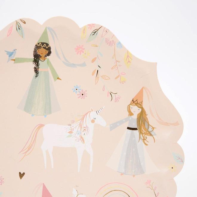 Princess Theme Paper Plates Meri Meri - Vibrant Home