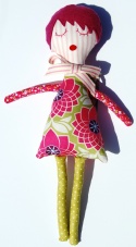 Letty Doll by Quirky Genius - Made in England - Vibrant Home