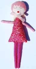 Letty Doll by Quirky Genius - Made in England - Vibrant Home