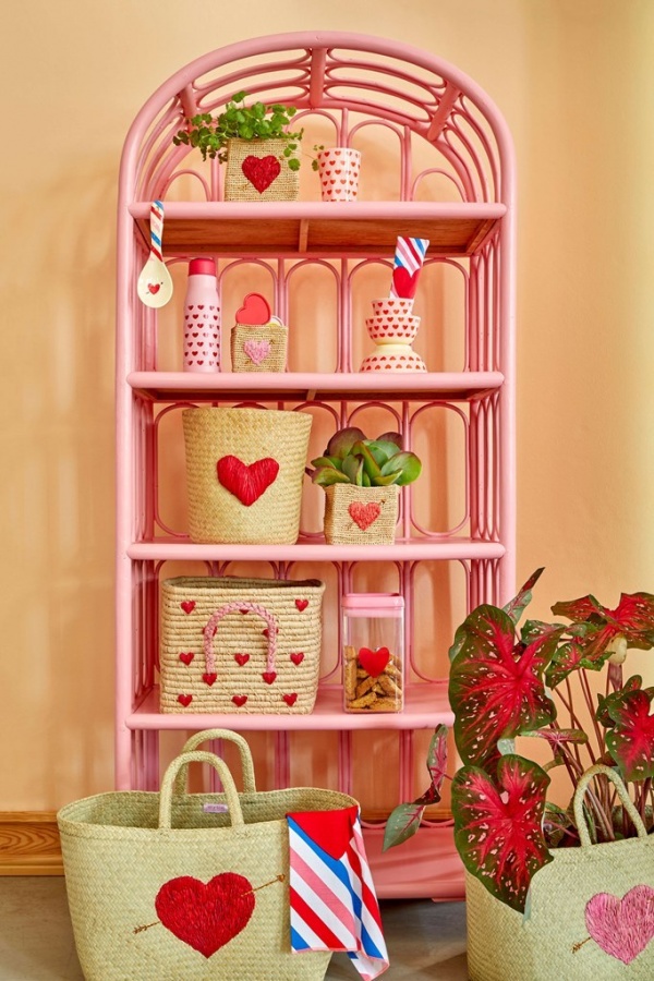 Seagrass Round Woven Storage Baskets in Gradient Blue By Rice DK ...