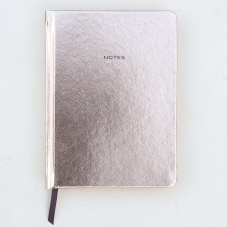 Rose Gold Metallic Hardback Notebook By Caroline Gardner - Vibrant Home