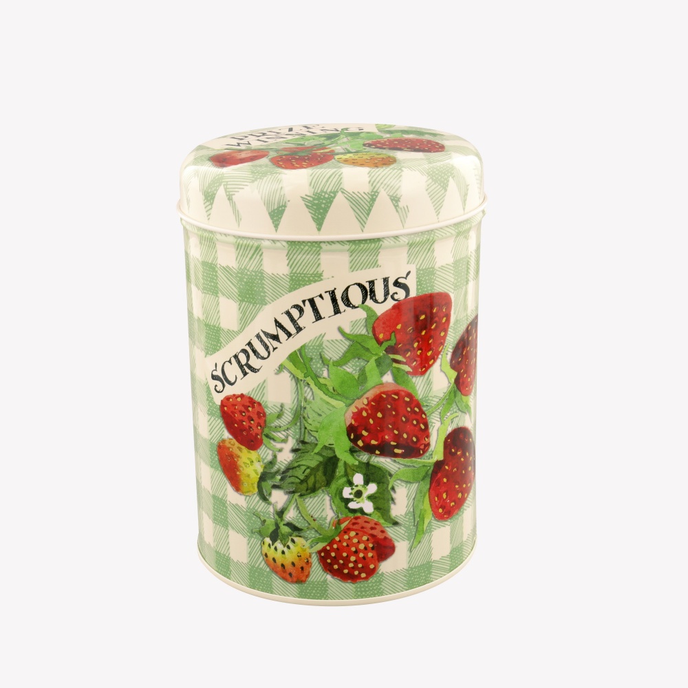 Strawberry Print Set of 3 Caddies By Emma Bridgewater - Vibrant Home
