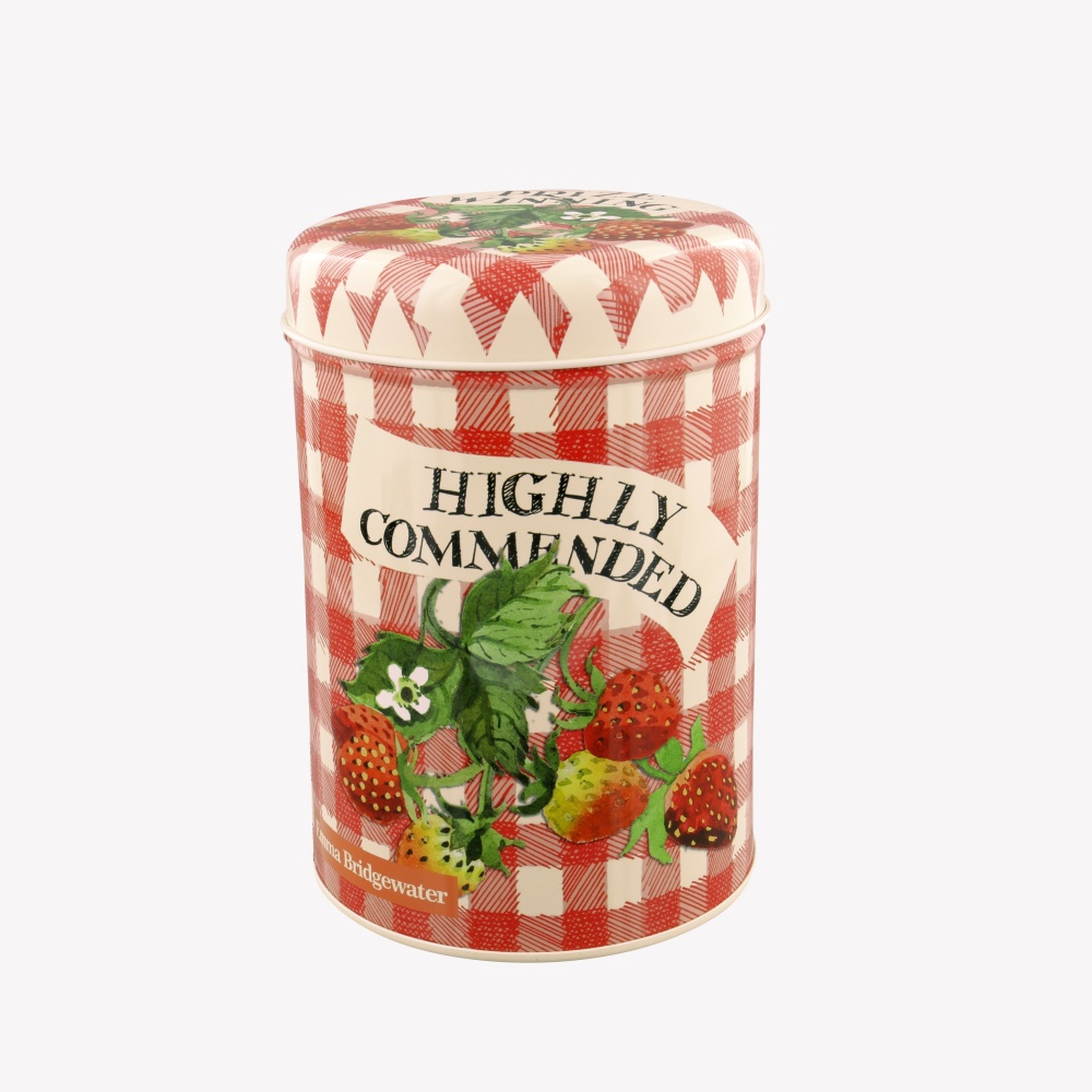 Strawberry Print Set of 3 Caddies By Emma Bridgewater - Vibrant Home