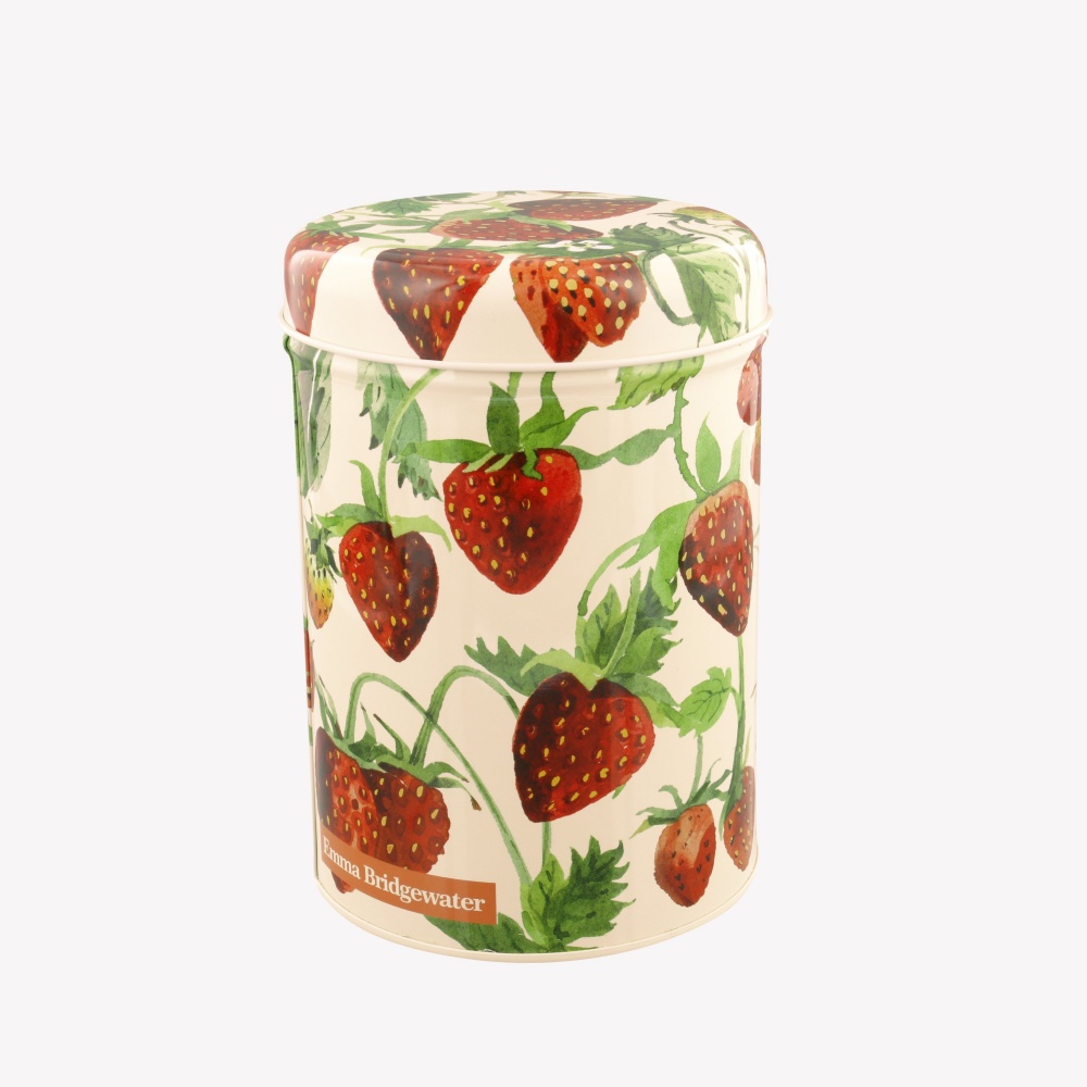 Strawberry Print Set of 3 Caddies By Emma Bridgewater - Vibrant Home