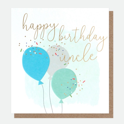 Uncle Birthday Card By Caroline Gardner - Vibrant Home