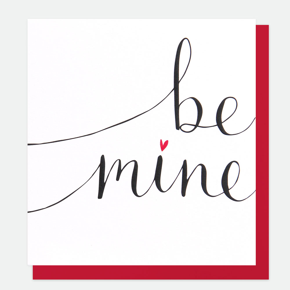 Be Mine Greeting Card By Caroline Gardner - Vibrant Home