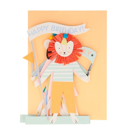 Animal Parade Birthday Card By Meri Meri - Vibrant Home