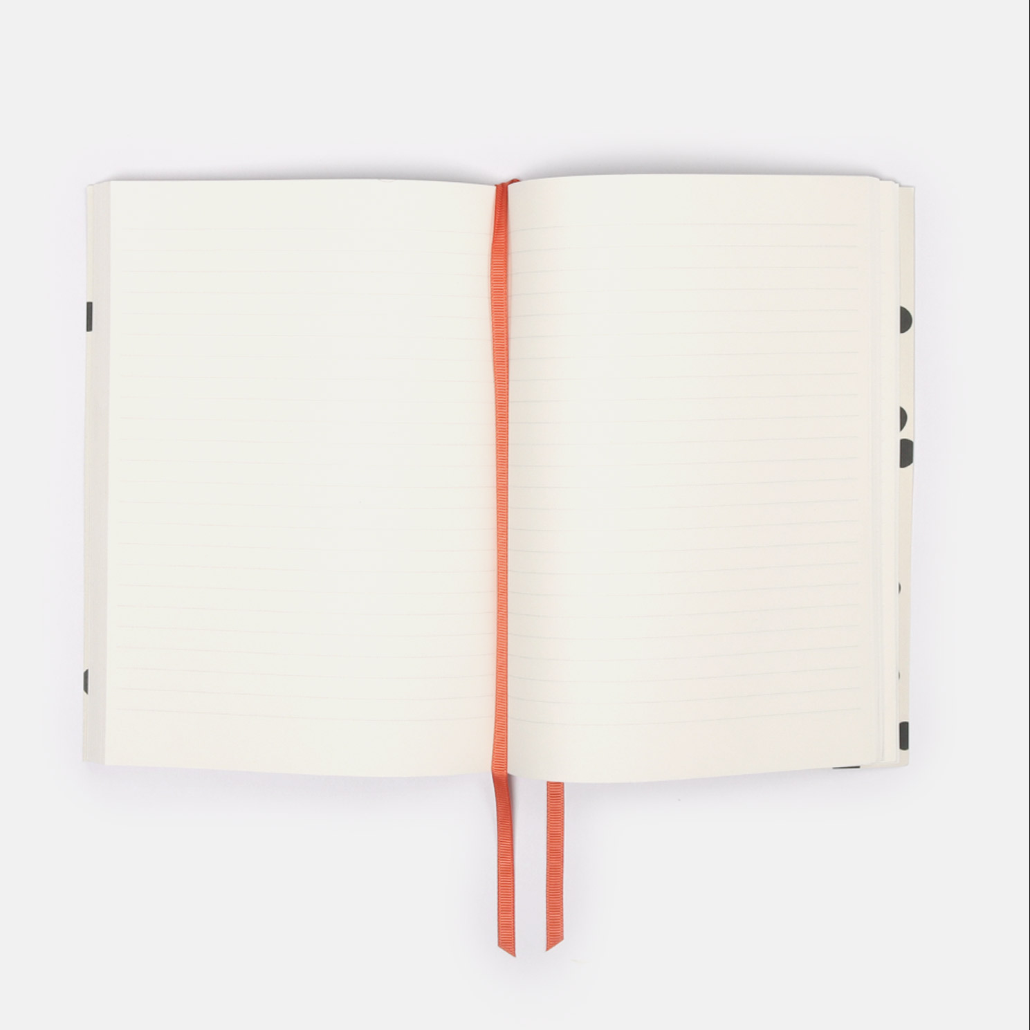 Big Flower Print A5 Notebook with Ribbon Page Markers By Caroline ...