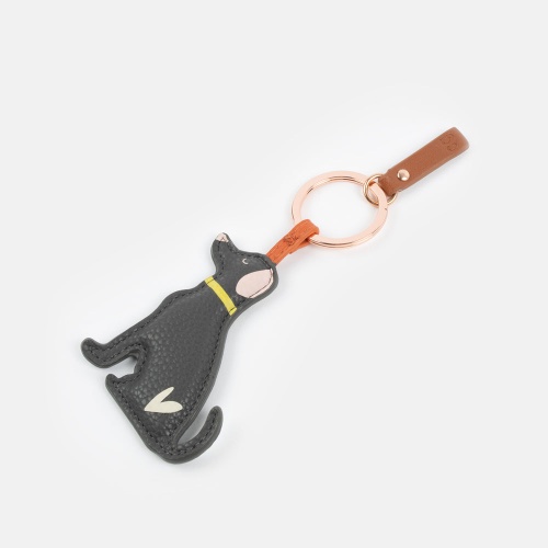 Black Labrador Dog Shaped Keyring By Caroline Gardner - Vibrant Home