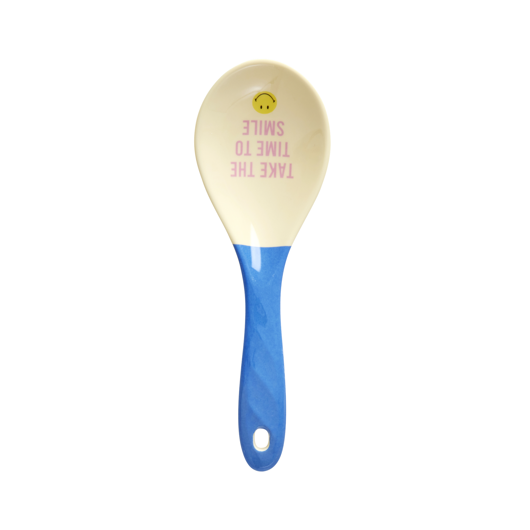 Blue Smile Print Melamine Salad Spoon By Rice DK - Vibrant Home
