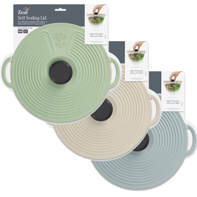 Extra Large Silicone Bowl or Pan Self Sealing Lid By CKS Zeal - Vibrant ...