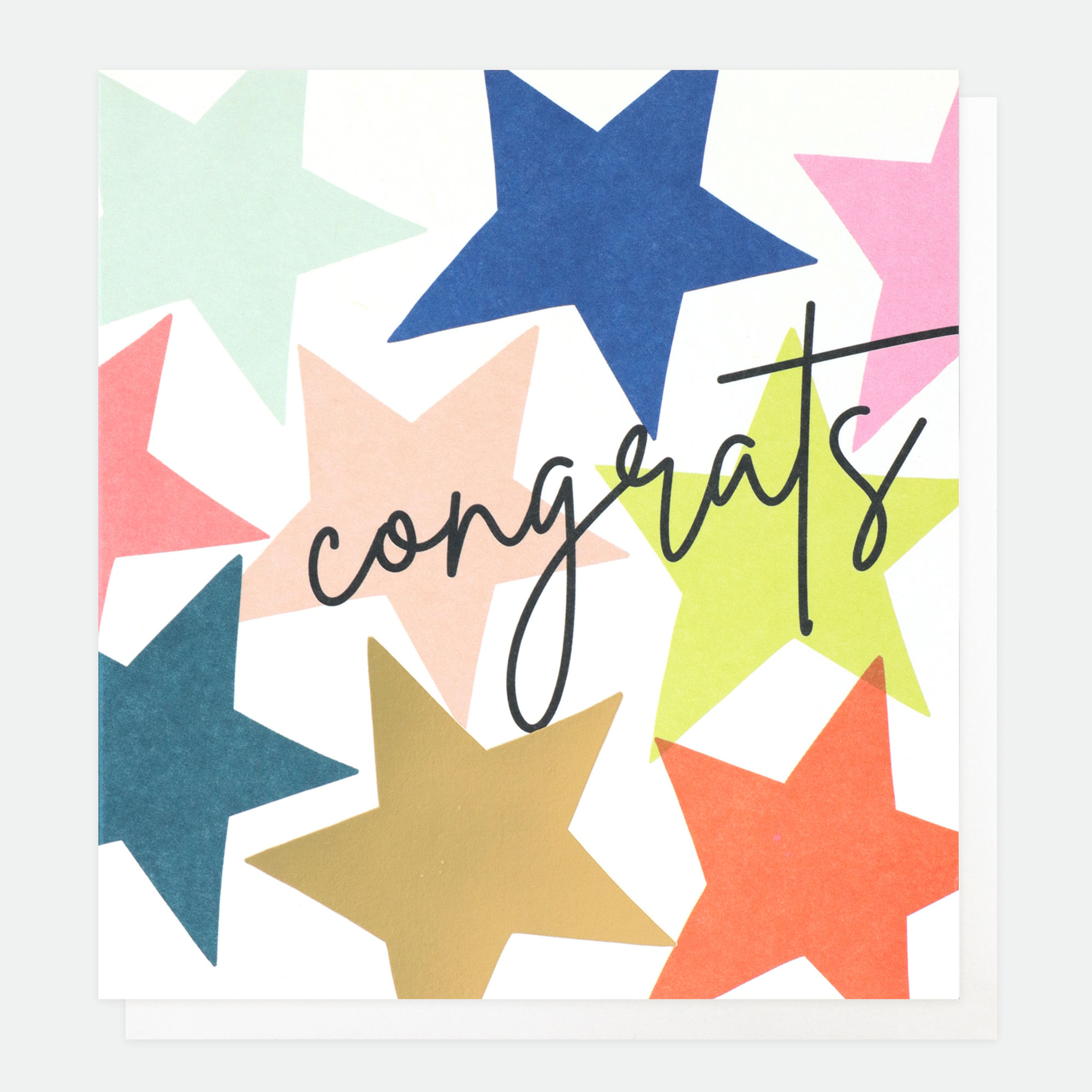 Congratulations Star Card By Caroline Gardner - Vibrant Home