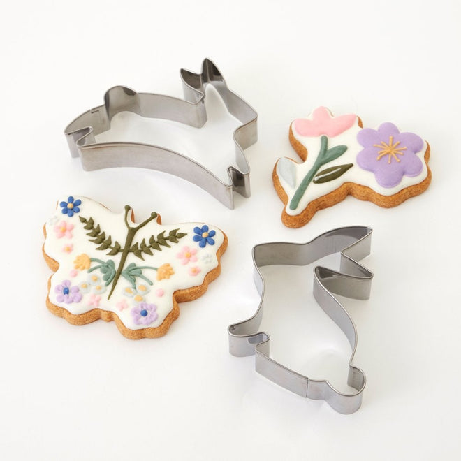Easter Bunny Shaped Cookie Cutters By Meri Meri - Vibrant Home
