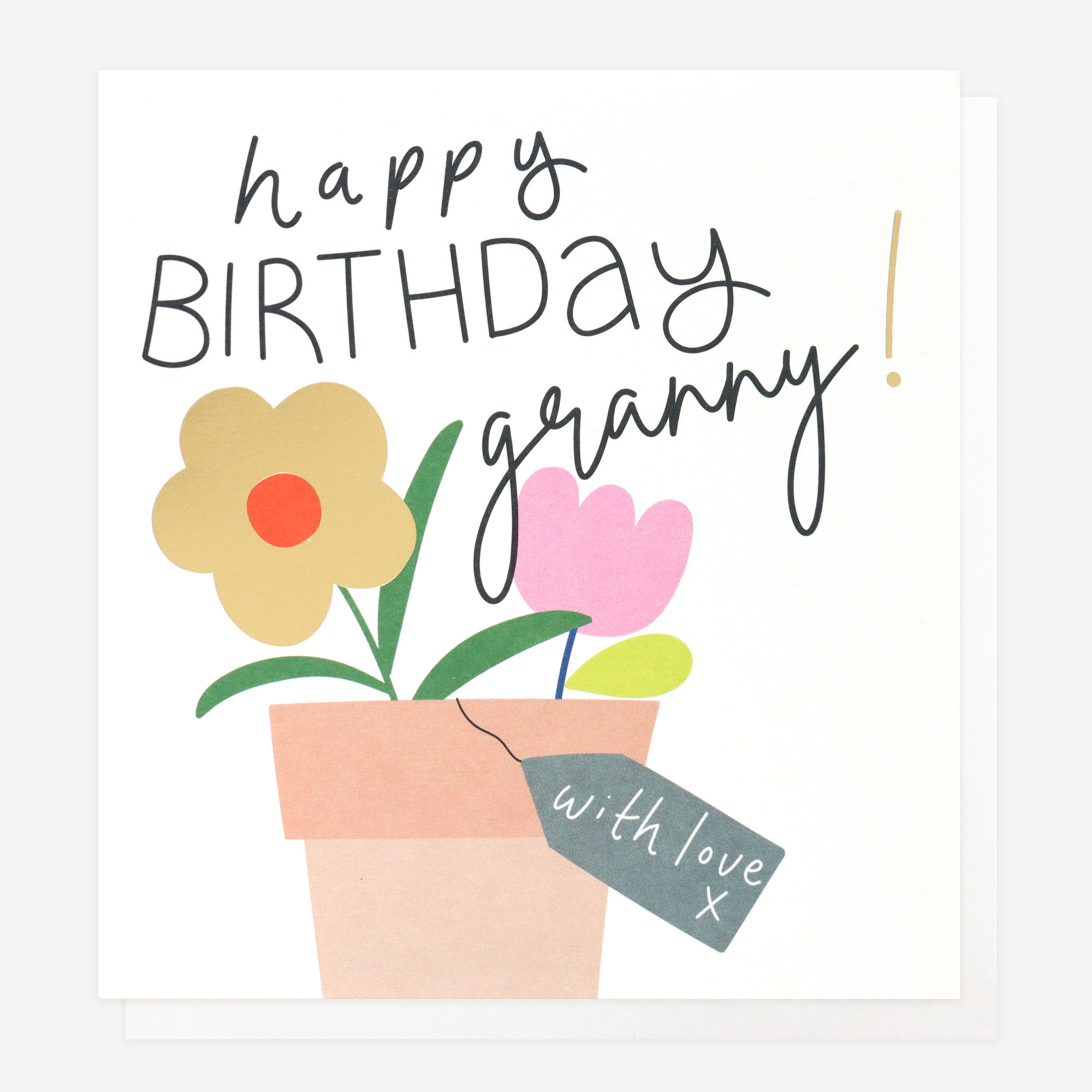 Granny Birthday Card By Caroline Gardner - Vibrant Home