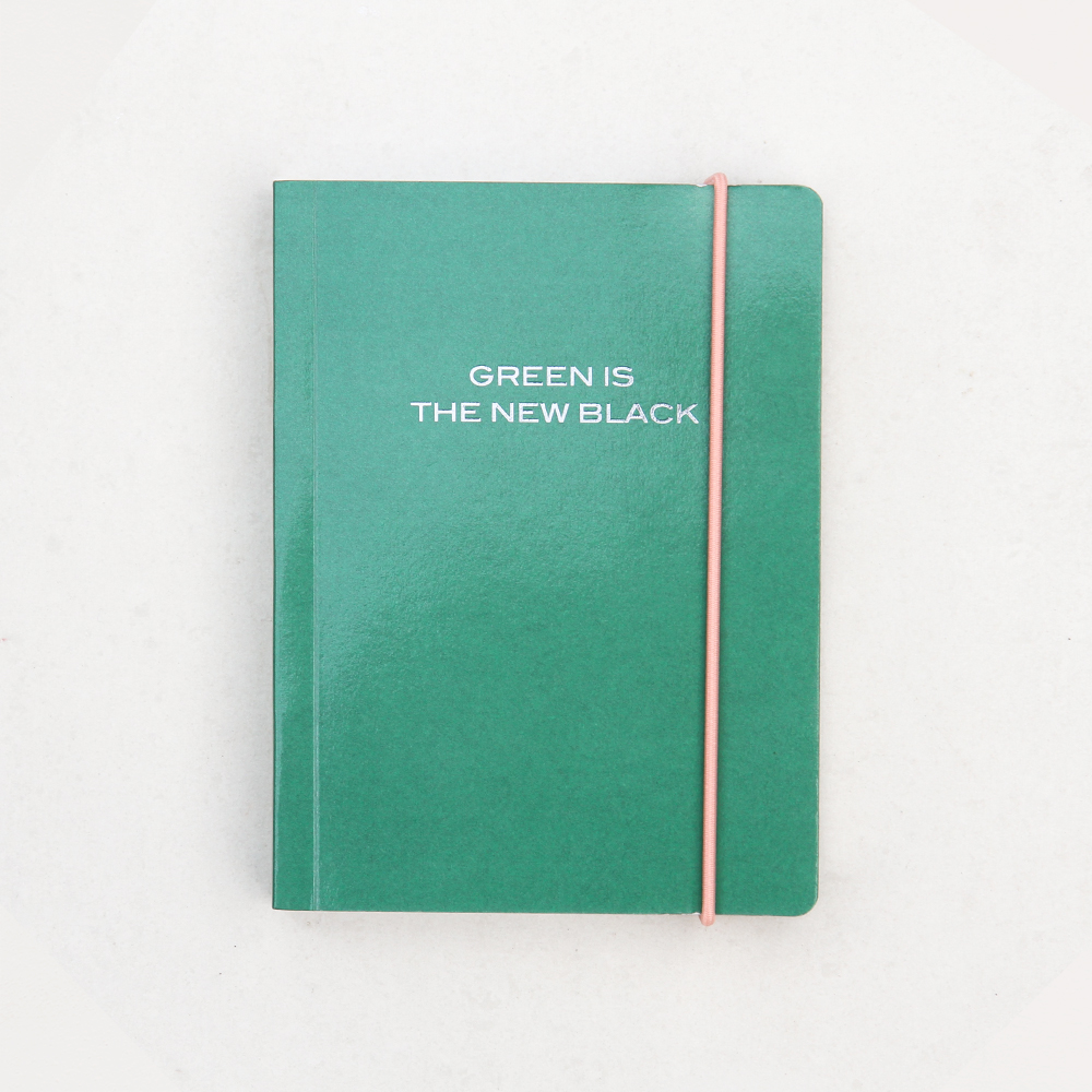 Green Small Chunky Notebook By Caroline Gardner - Vibrant Home