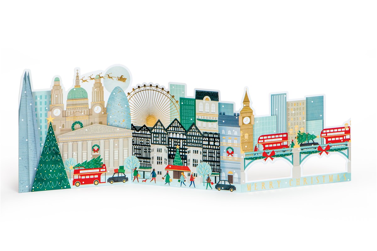 London Scene Christmas Card from The Art File. This beautiful ...