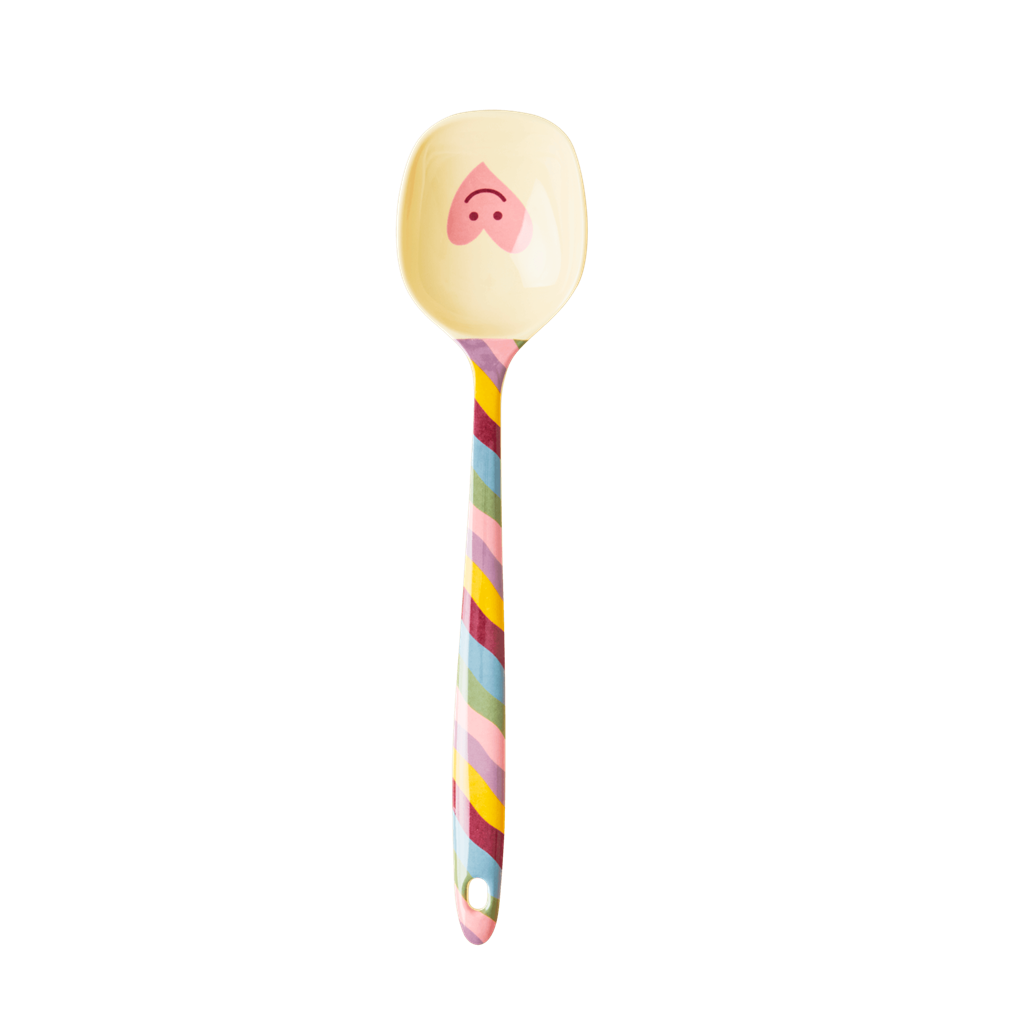 Funky Stripe Print Melamine Cooking Spoons Rice DK - Vibrant Home
