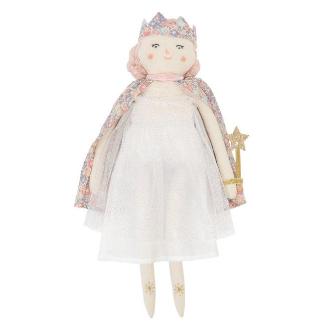 Imogen Princess Doll By Meri Meri, with a Liberty Floral Print cape and ...