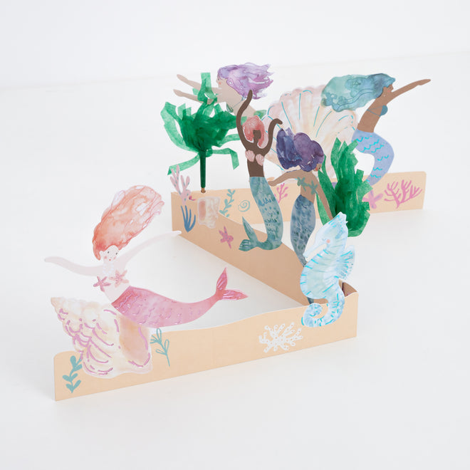 Mermaid Birthday Card Meri Meri - Vibrant Home