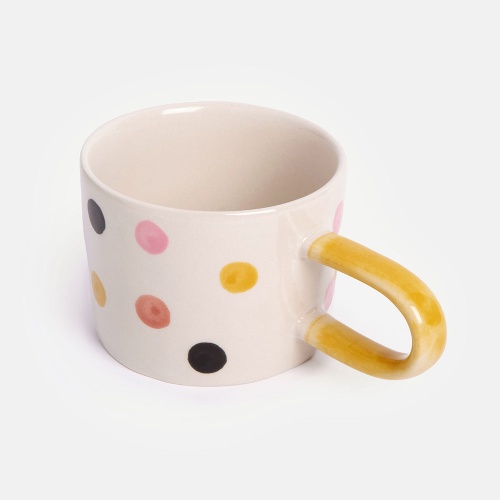 Colourful Dots Hand Painted Mug By Caroline Gardner - Vibrant Home