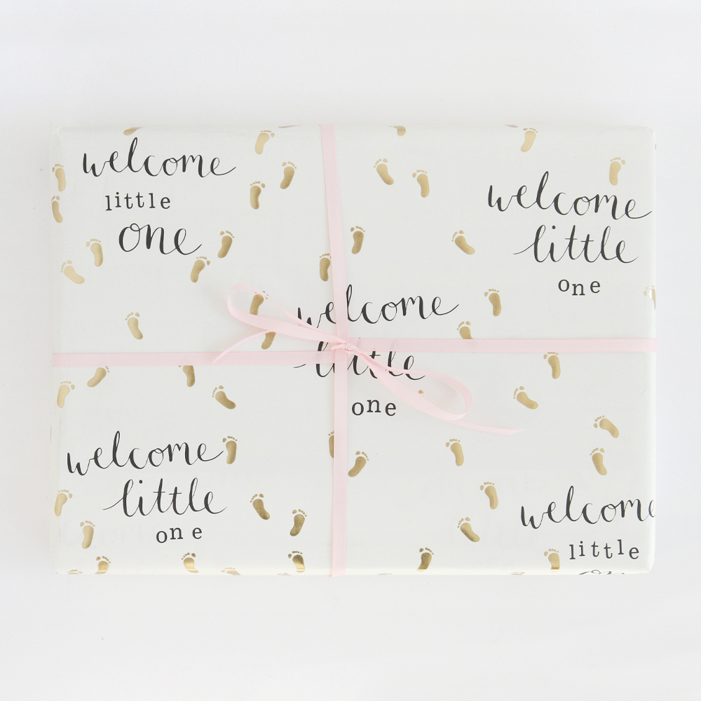 New Baby Print Wrapping Paper By Caroline Gardner - Vibrant Home