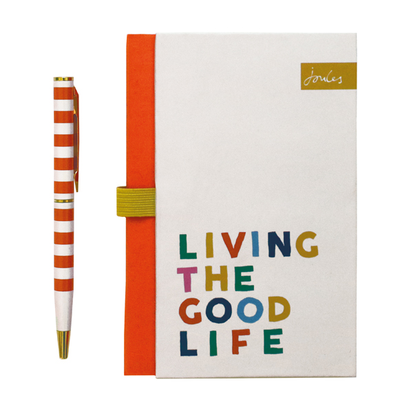 Notebook and Pen Set by Joules - Vibrant Home