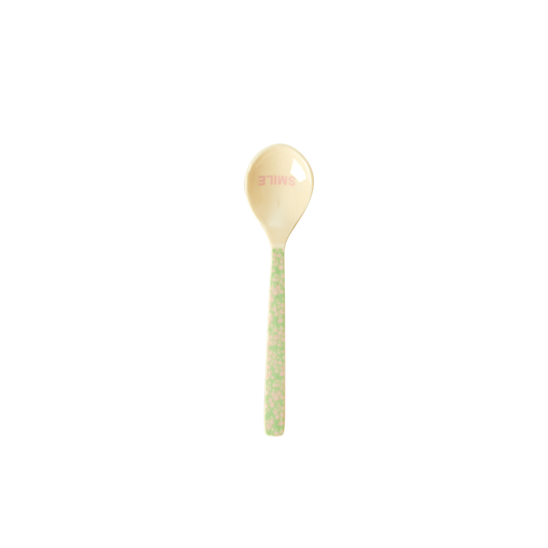 Pink Flower Field Print Melamine Teaspoons Rice DK - Vibrant Home