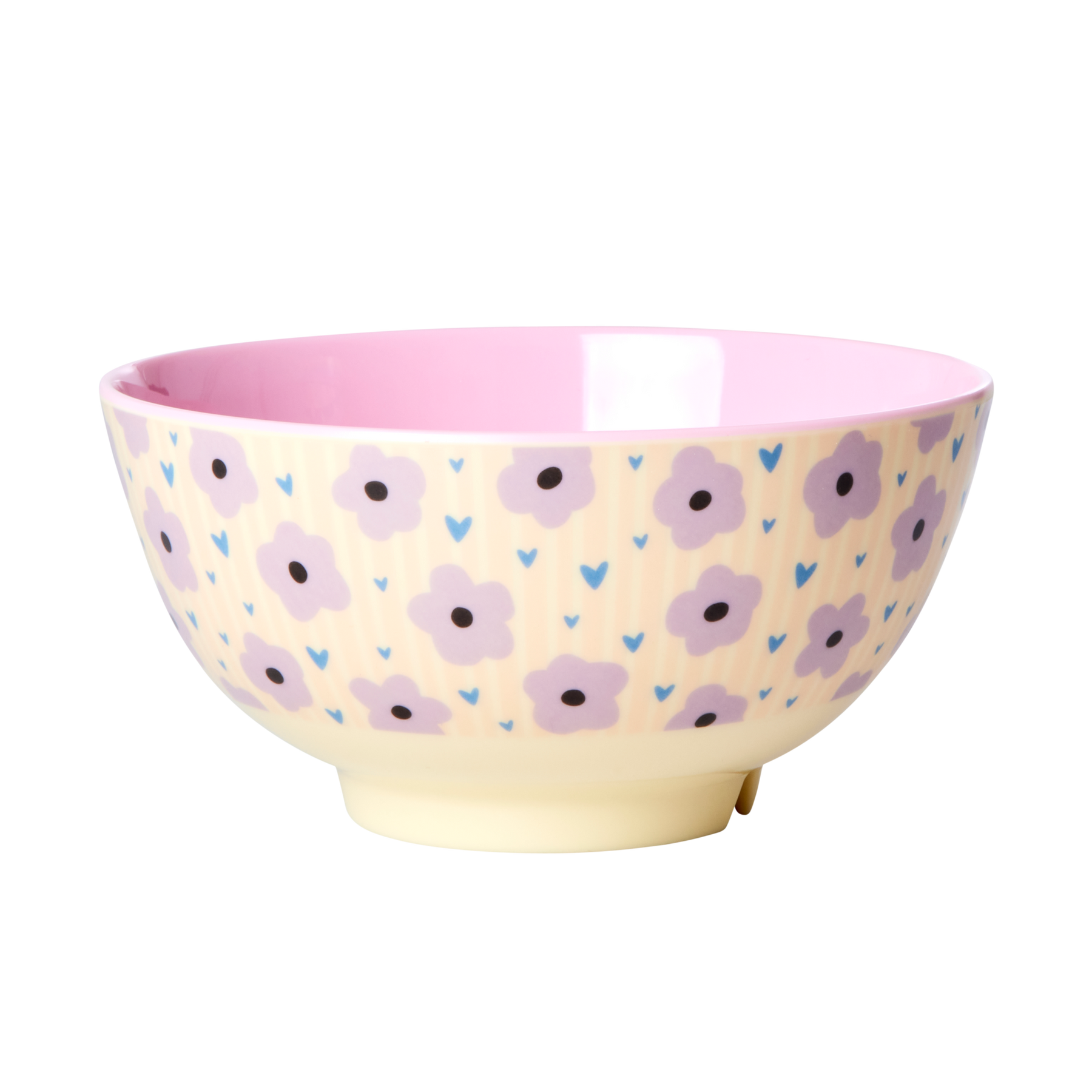 Pink Flower Print Melamine Bowl By Rice DK - Vibrant Home